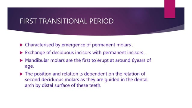 DEVELOPMENT OF OCCLUSION IN PEDIATRIC DENTISTRY | PPTX | Dental Health ...