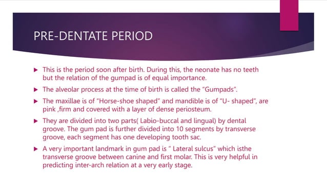 DEVELOPMENT OF OCCLUSION IN PEDIATRIC DENTISTRY | PPTX | Dental Health ...
