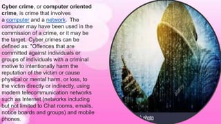 cyber crime | PPTX