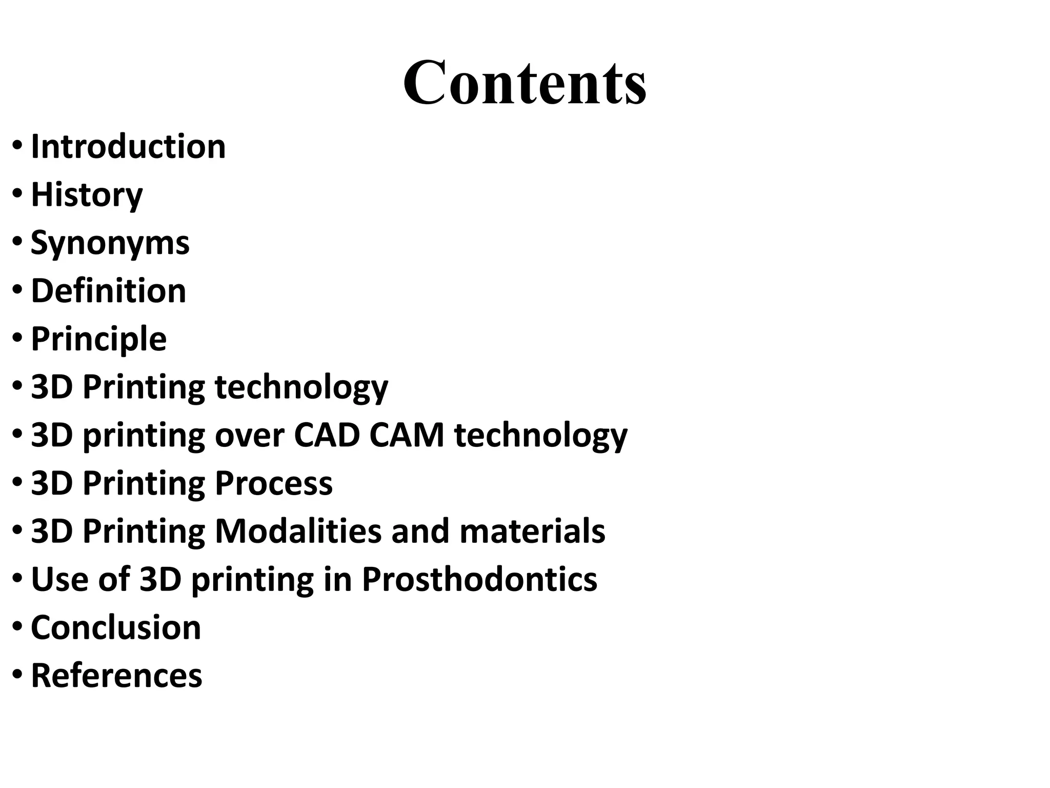 3d printing in prosthodontics K V G | PPTX