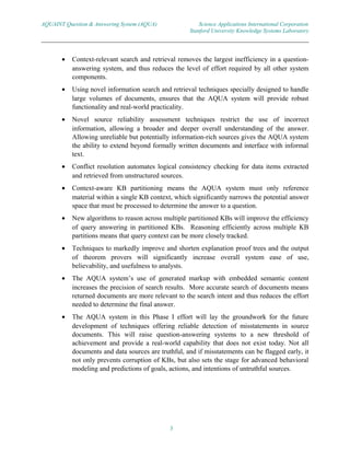 Saic aqua summary | DOC