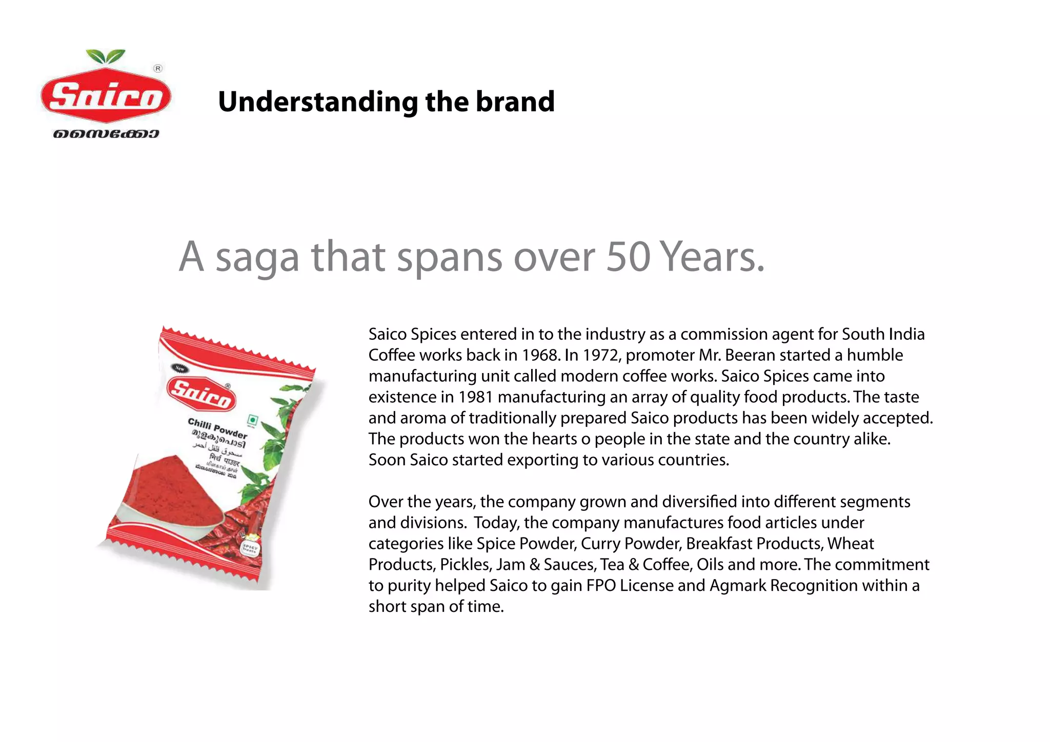 Saico spices kerala | PDF