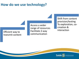 Integrating ICT in TVET for Effective Technology Enabled Learning | PPTX
