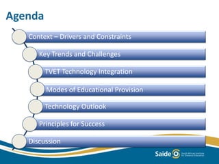 Integrating ICT in TVET for Effective Technology Enabled Learning | PPTX