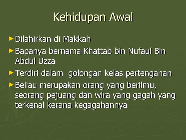 Saidina umar al khattab | PPT