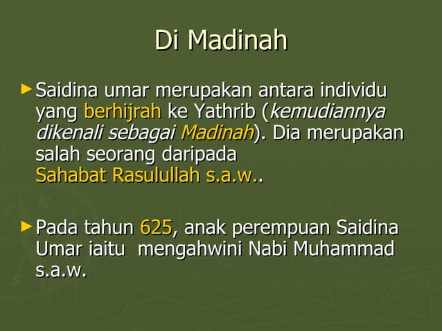 Saidina umar al khattab | PPT