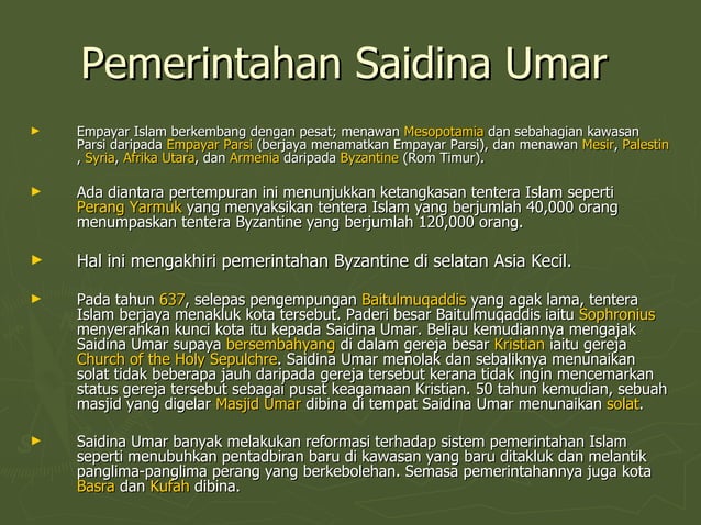 Saidina umar al khattab | PPT