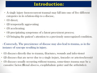 Relationship between trauma and diseases | PPT