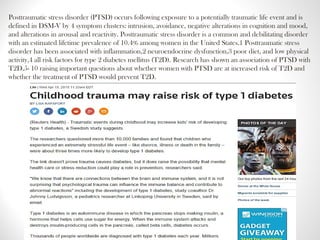 Relationship between trauma and diseases | PPT