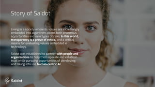 Saidot Ethics Friends Pre-Launch March 26 2019 | PPT