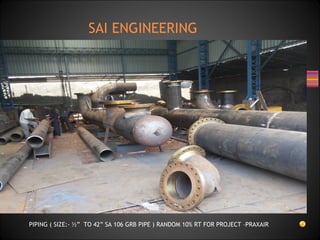 Sai engineering company profile j 355 | PPT