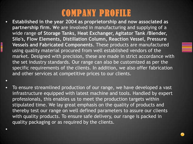 Sai engineering company profile j 355 | PPT