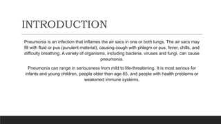 pneumonia ppt | PPTX