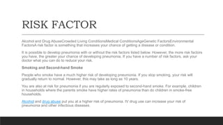 pneumonia ppt | PPTX