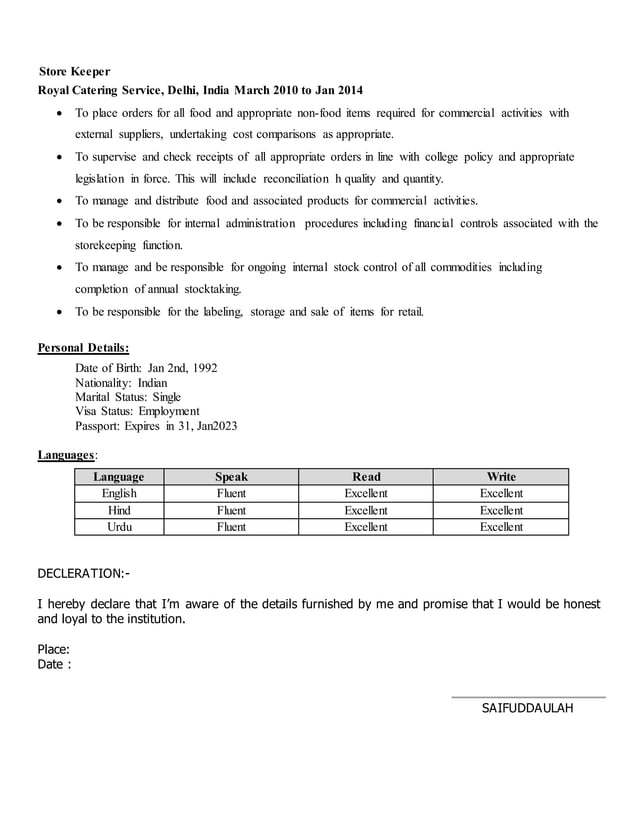 Saif cv | PDF