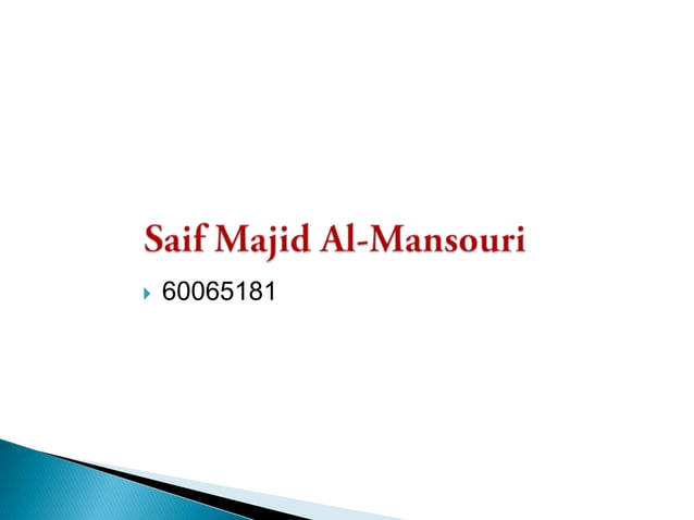 Saif majid al mansouri it manager presentation | PPT