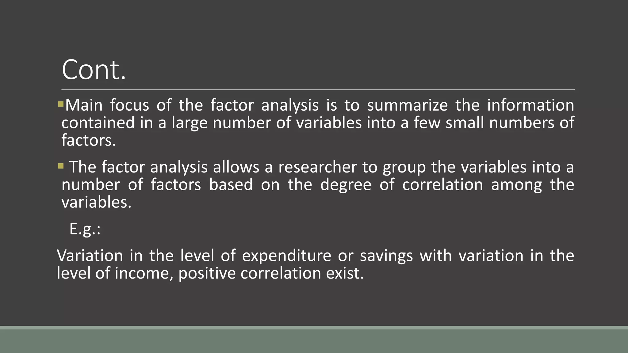 Factor Analysis Marketing Research Pptx Educational Assessment Education