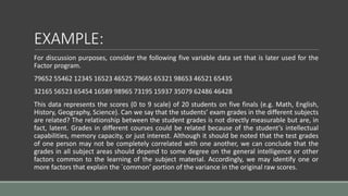 Factor Analysis (Marketing Research) | PPTX