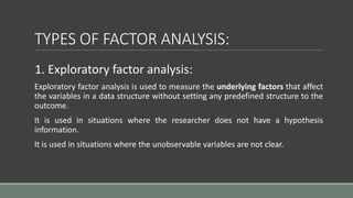 Factor Analysis (Marketing Research) | PPTX