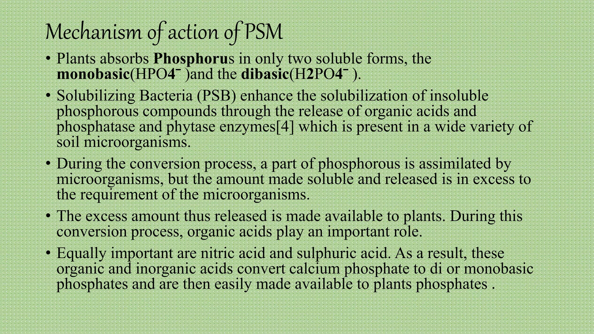 Saif ppt phosphate solubilisation | PPTX