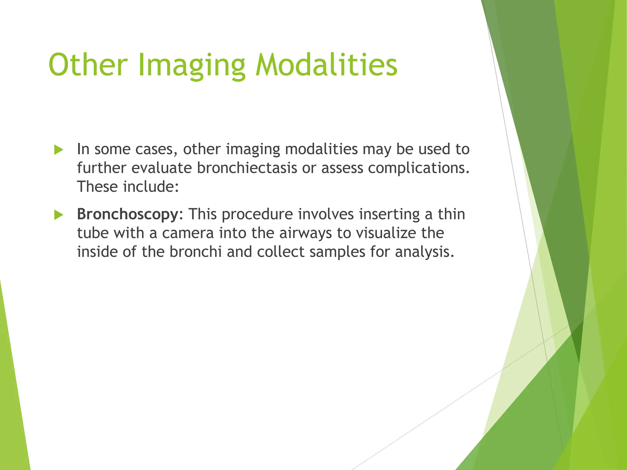 Diagnosis and Imaging of Bronchiectasis.ppt | Lung and Respiratory ...