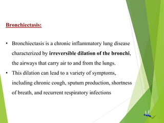 Diagnosis and Imaging of Bronchiectasis.ppt