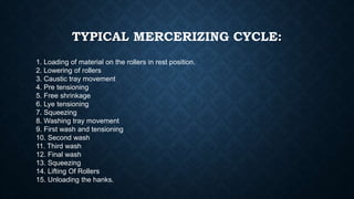 Presentation on Textile Mercerizing | PPTX