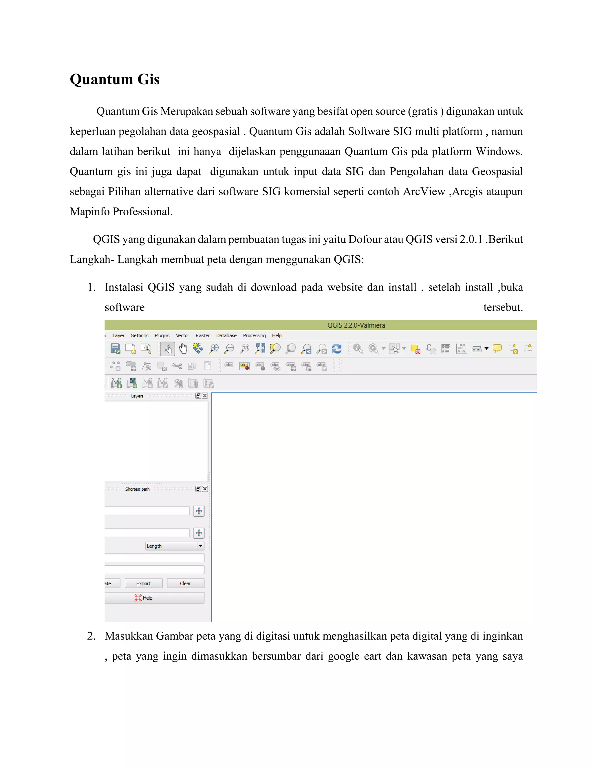 Laporan Layout Peta Dengan Qgis | PDF