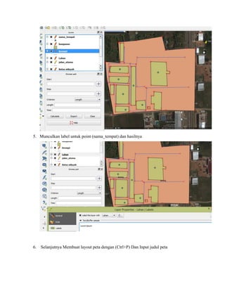 Laporan Layout Peta Dengan Qgis | PDF