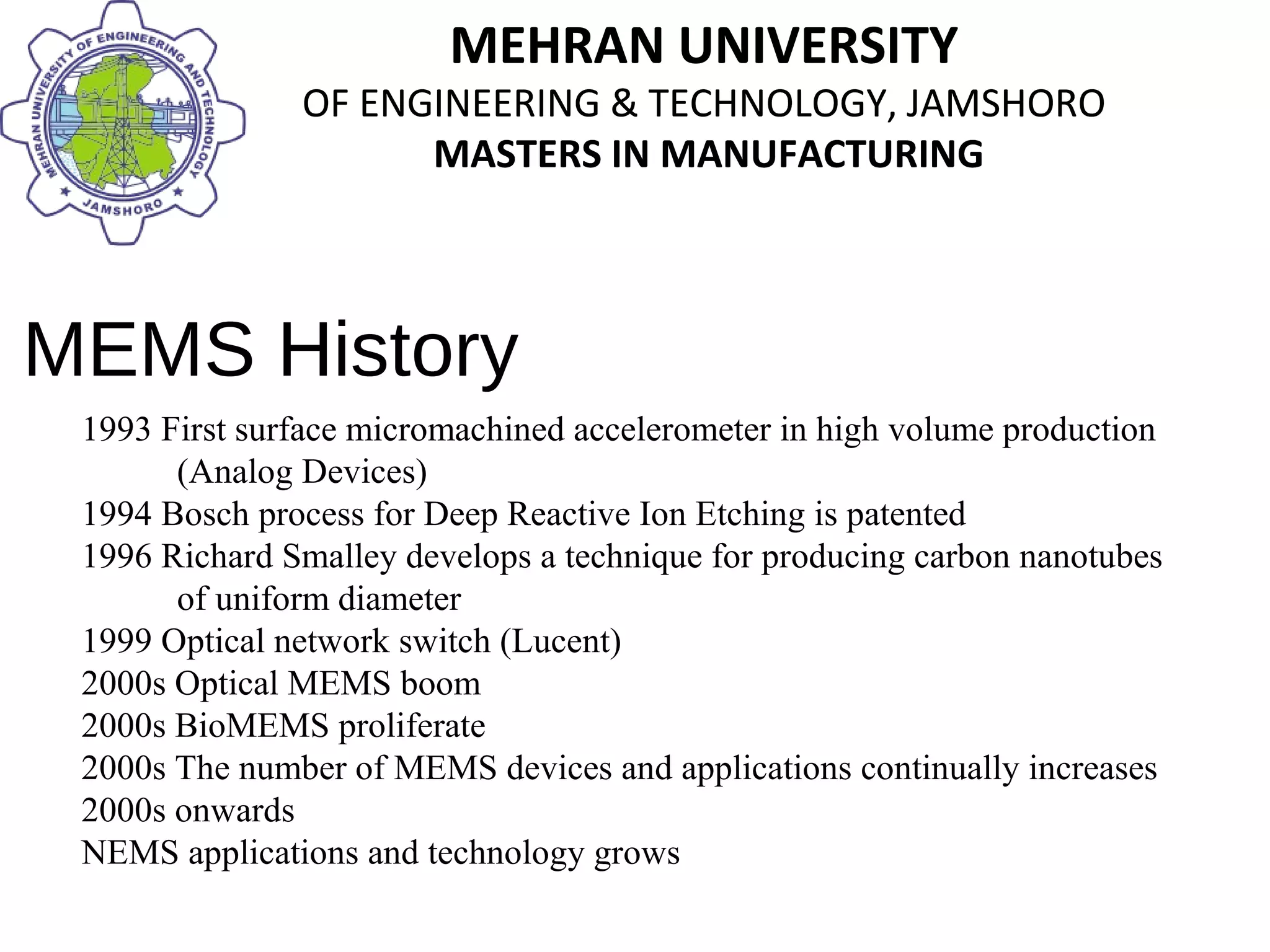 MEMS & micro systems | PPT