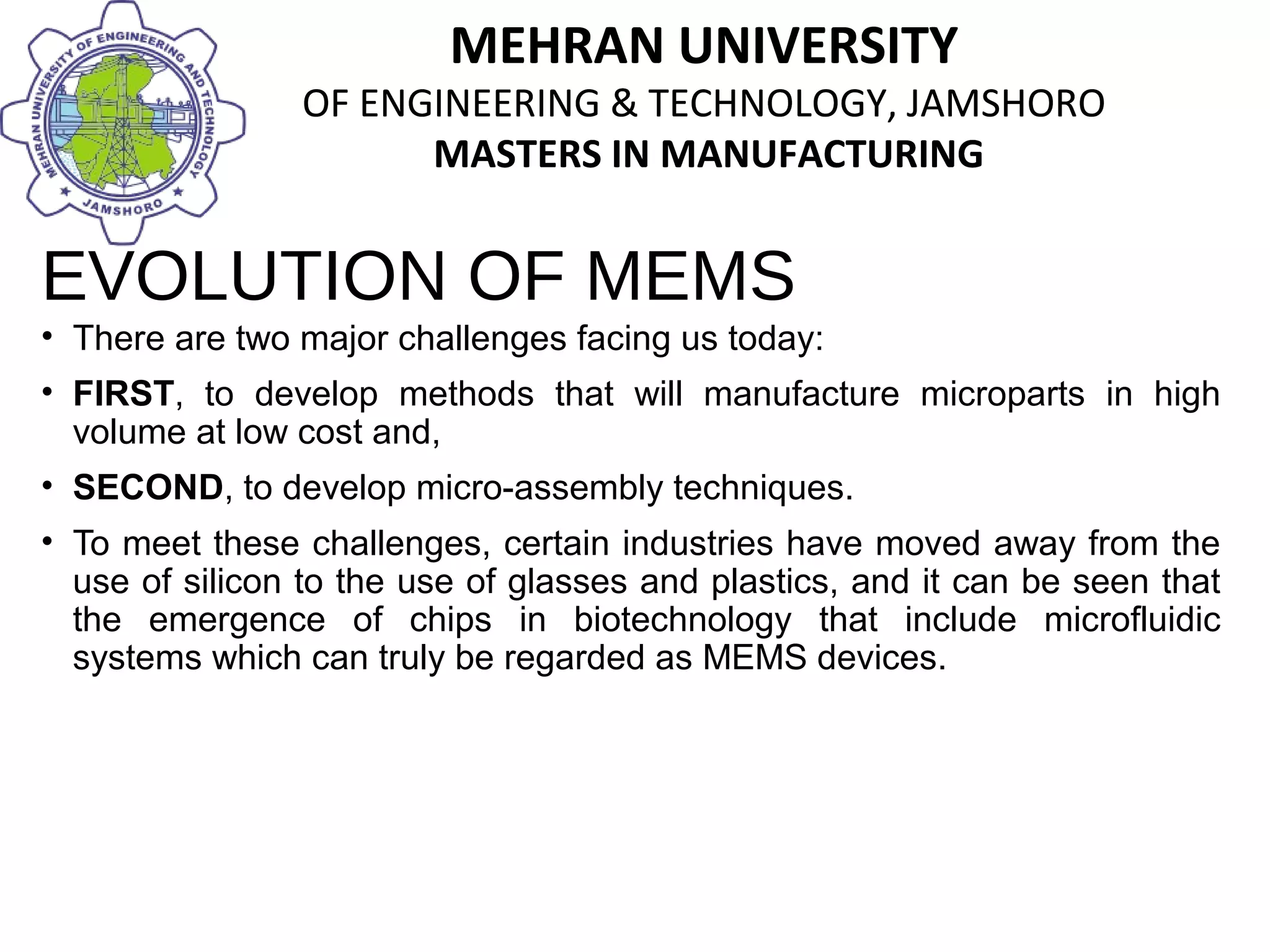 MEMS & micro systems | PPT