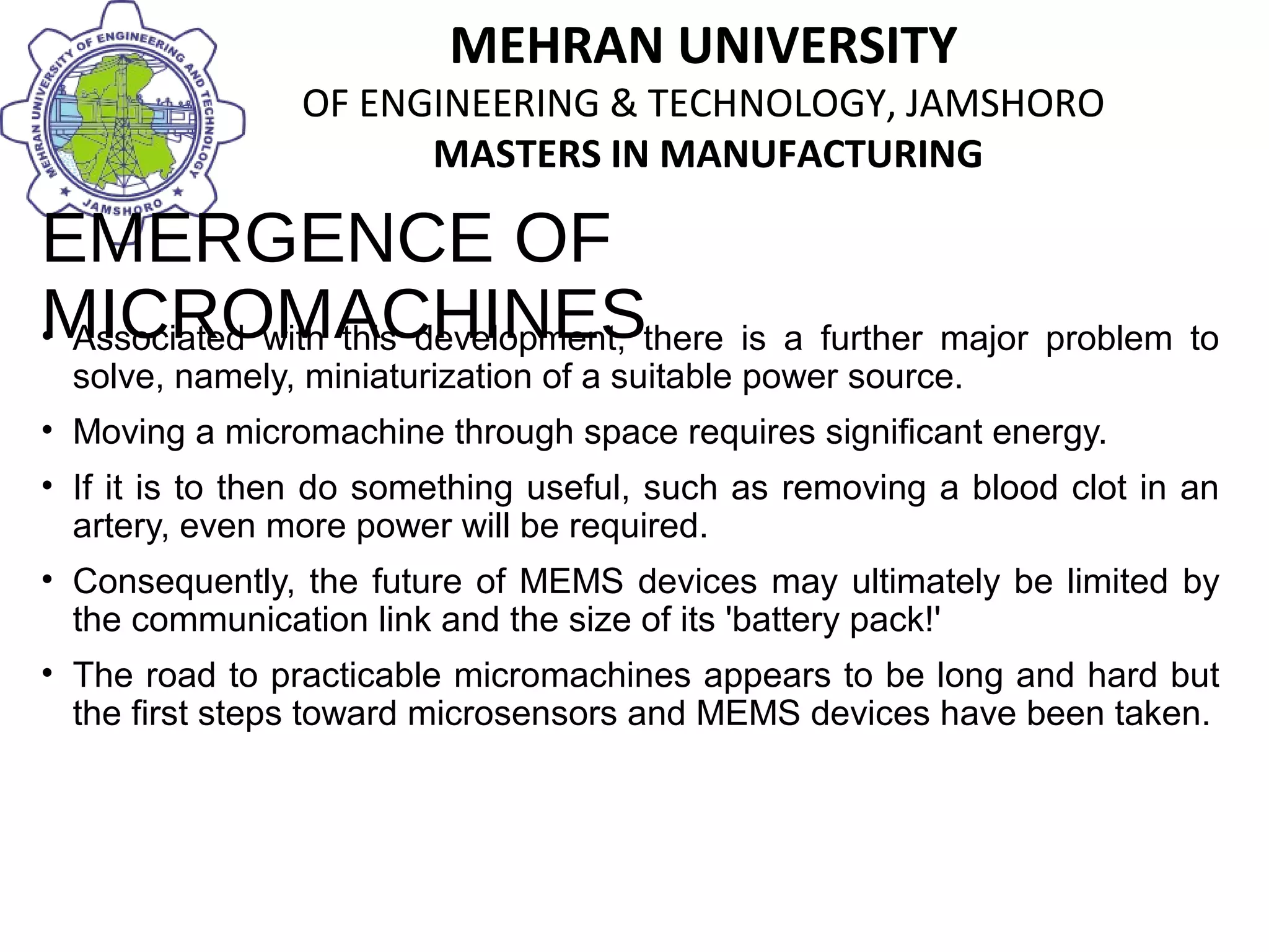 MEMS & micro systems | PPT