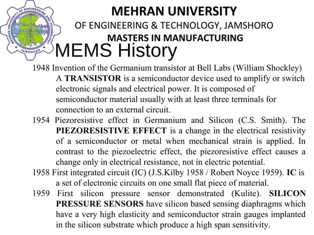 MEMS & micro systems | PPT