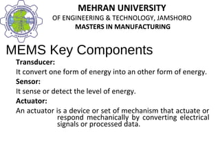 MEMS & micro systems | PPT