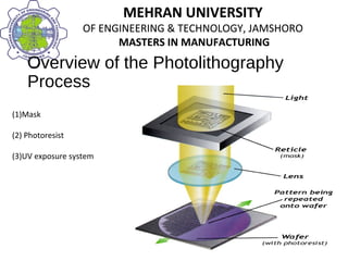 Photolithiography Mannufacturing | PPT