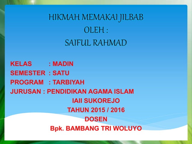 Saiful rahmad | PPTX