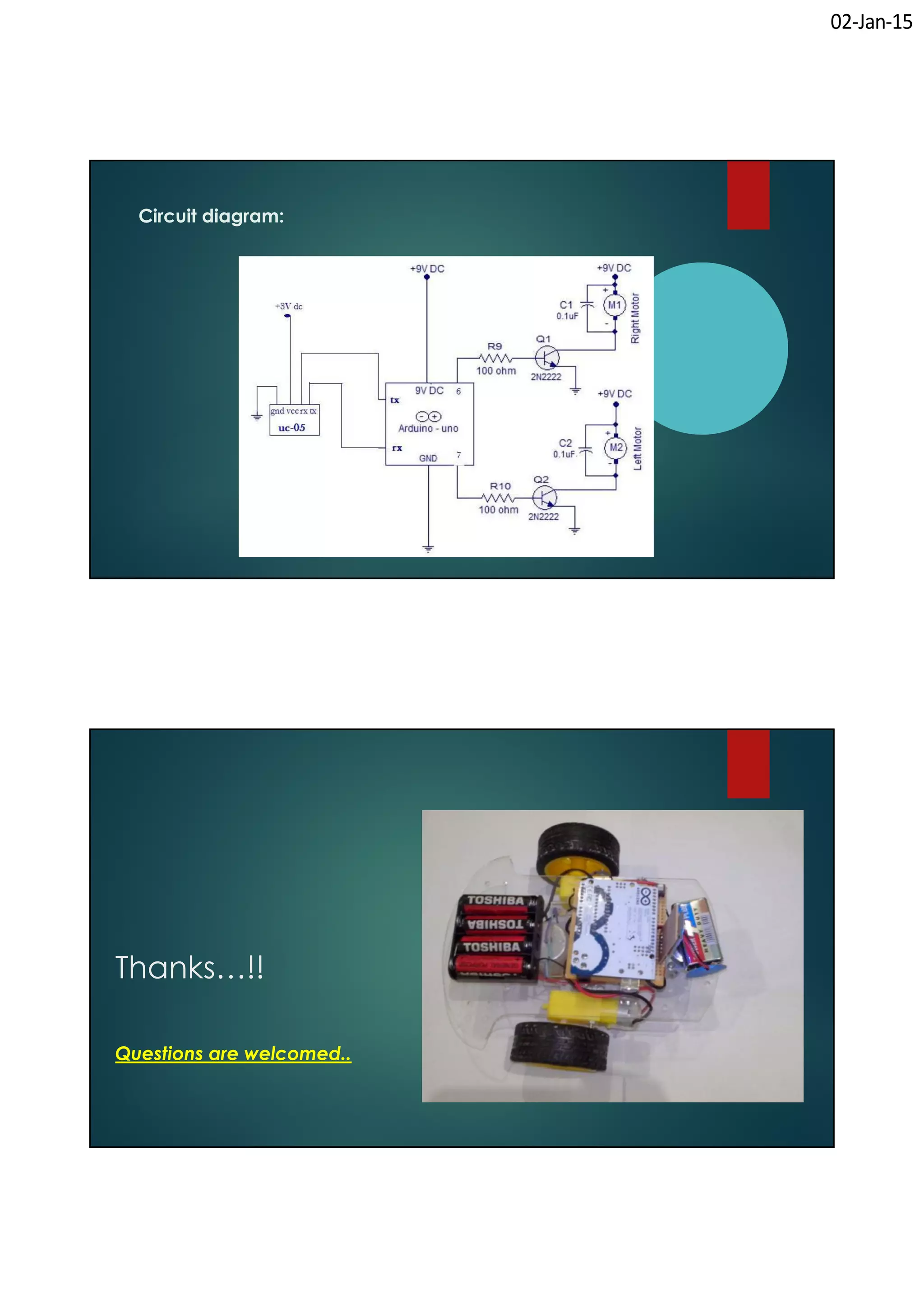 smartphone controlled robot | PDF
