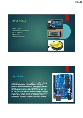 smartphone controlled robot | PDF