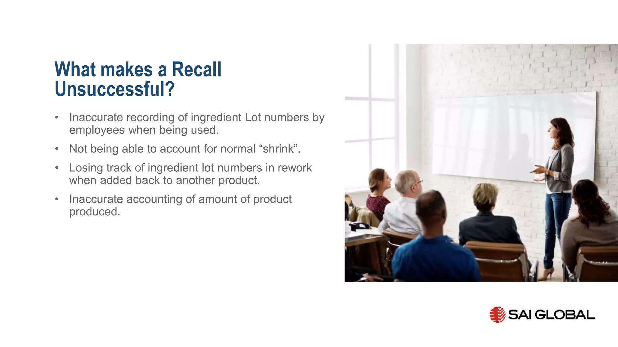 Allergen Management & Recall Readiness | PPTX