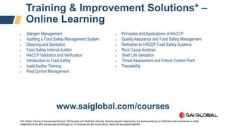 Allergen Management & Recall Readiness | PPTX