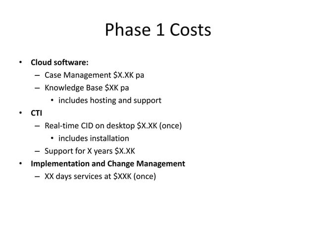 Call center project - draft only | PPT