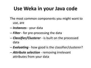 saihw1_weka_tutorial.pptx - Machine Discovery and Social Network ... | PPT