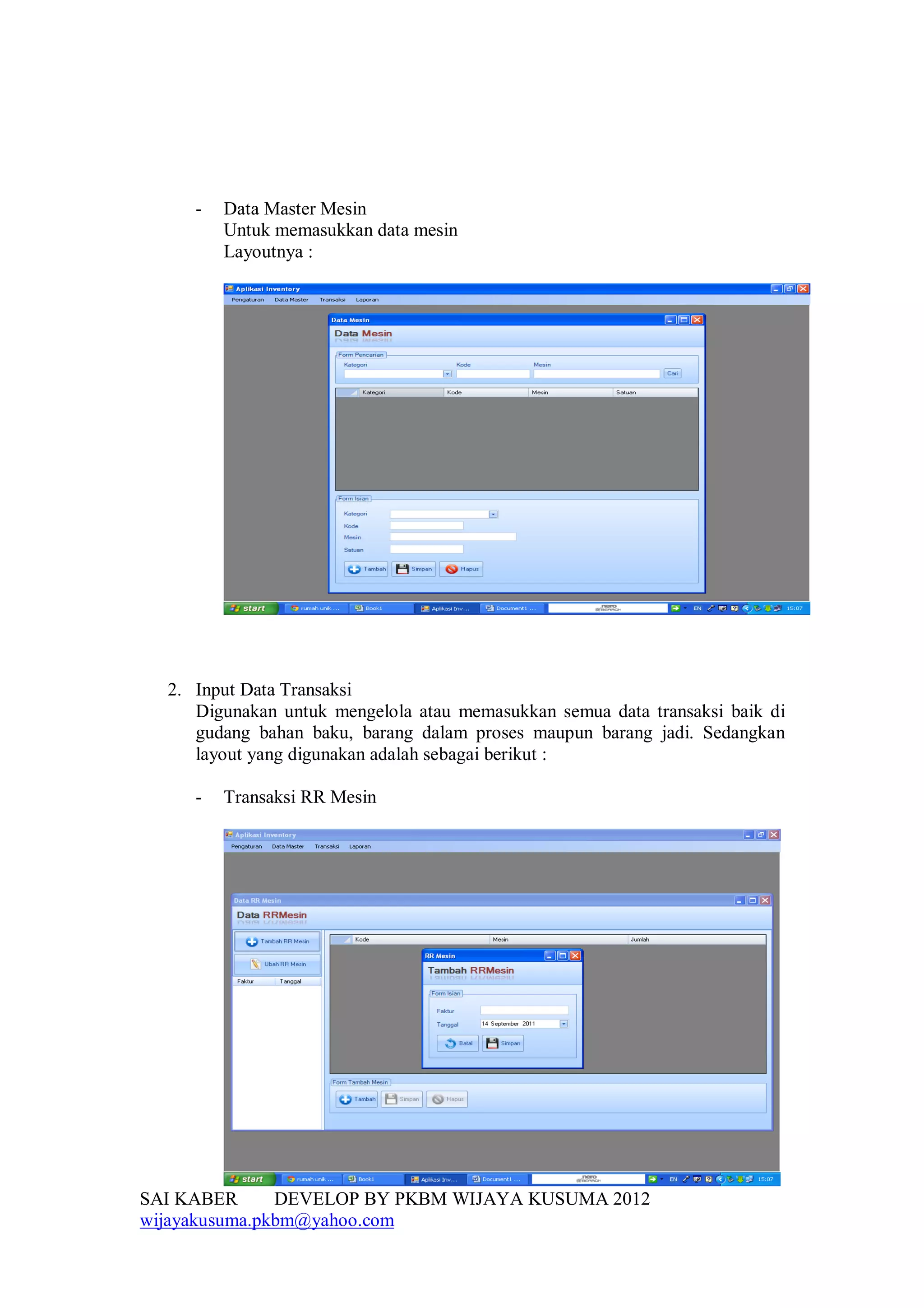 Gambaran System Inventory Kawasan Berikat | PDF