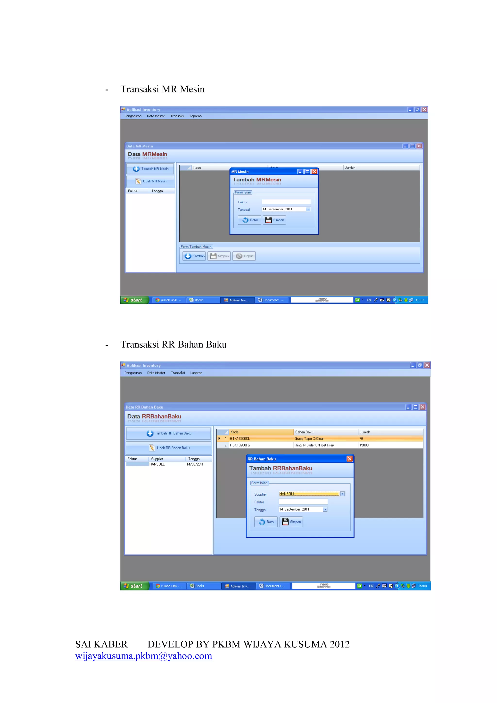 Gambaran System Inventory Kawasan Berikat | PDF