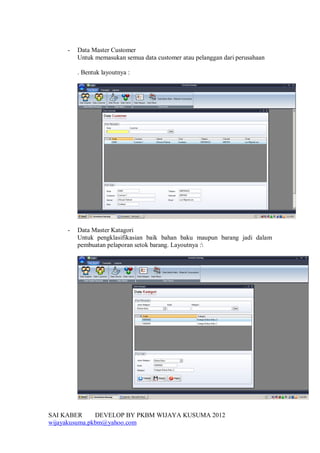 Gambaran System Inventory Kawasan Berikat | PDF