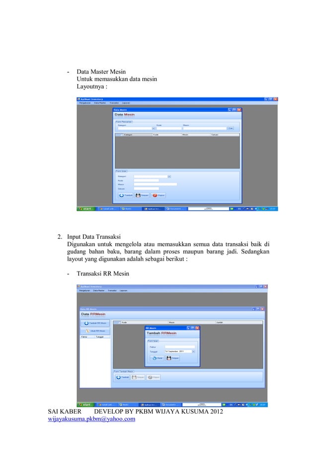 Gambaran System Inventory Kawasan Berikat | PDF