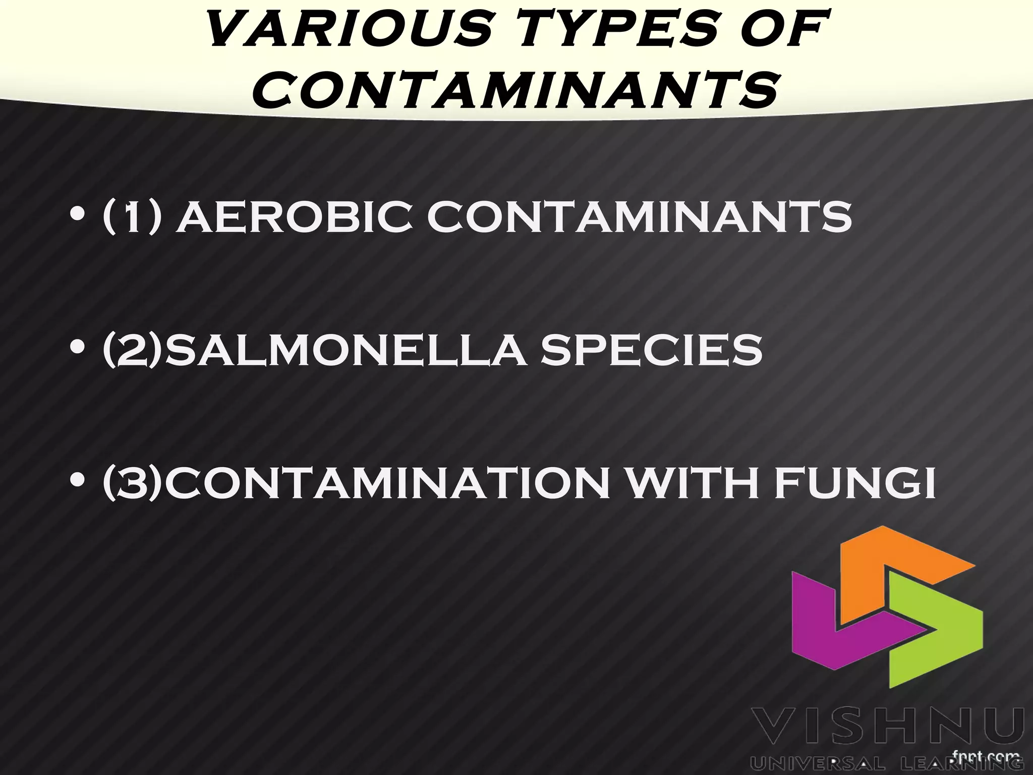 BIOLOGICAL TESTS FOR LIVING CONTAMINANTS IN VACCINES | PPT