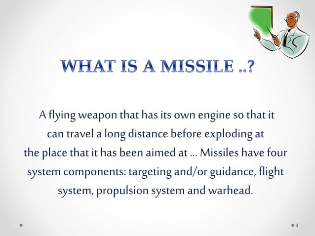 PPT ON GUIDED MISSILES | PPTX