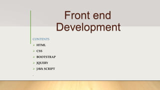 saikiran front end ppt.pptx