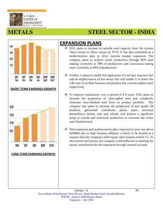 Sail Corpoate Valuation | PDF